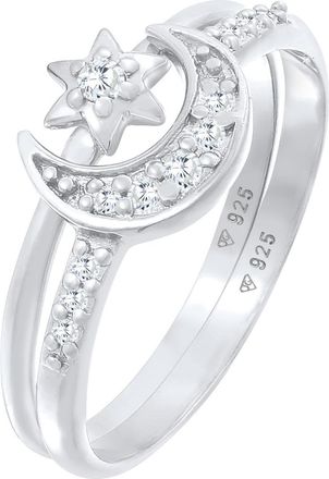 Elli Ring Astro Halbmond Sterne