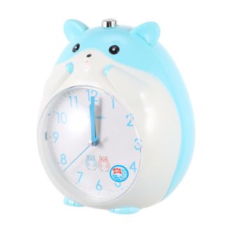 Cabilock Kinderwecker Hamster Mit Snooze-Funktion Und Sanftem Nachtlicht Lauterloser Cartoon Wecker Für Jungen Und Mädchen Batteriebetrieben Ohne Batterie Deko