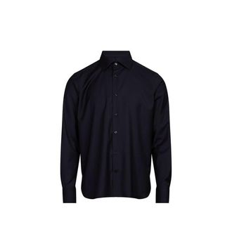 Herno Chemise en laine m&eacute;lang&eacute;e