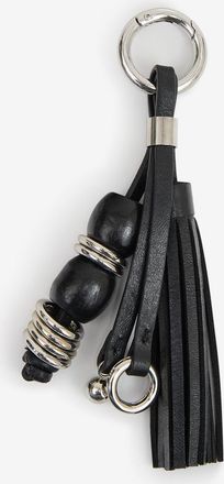 Isabel Marant Porte-cl&eacute;s Charms En Cuir - Femme - Noir Et Argent&eacute; - - Isabel Marant