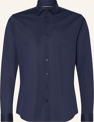 Paul Paul Jerseyhemd Shaped Fit blau