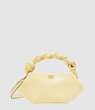 Ganni Sac Mini Bou Yellow Cream