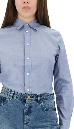 Polo Ralph Lauren Embroidered Logo Shirt - Blue