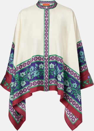 La DoubleJ Bedrucktes Hemd Foulard aus Seiden-Twill