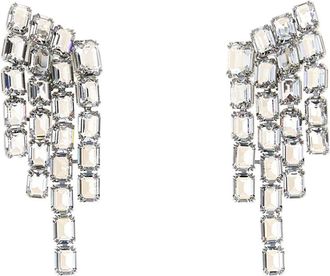 Swarovski Femme, Accessoires, Blanc, Taille: ONE Size Millenia Chandelier Clip Earrings