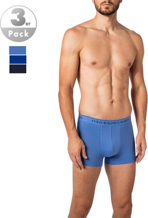Polo Ralph Lauren Herren Trunks blau Baumwolle & Mix unifarben
