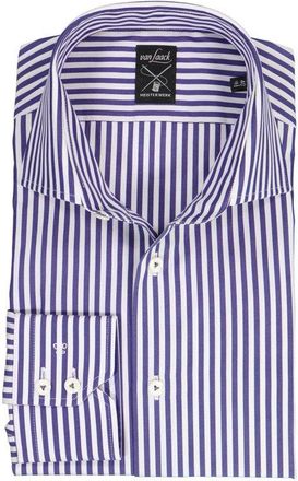 van Laack Herren Hemd blau Baumwolle