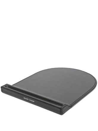 Ralph Lauren Home tapis de souris Brennan en cuir - Noir