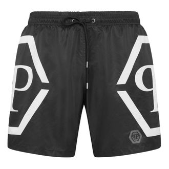 Philipp Plein Herren, Bademode, Schwarzk, MGr&ouml;&szlig;e