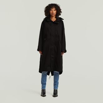G-Star Rovic Hooded Loose Parka - Schwarz - Damen