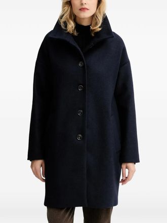Sessun single-breasted oversized coat - Blau