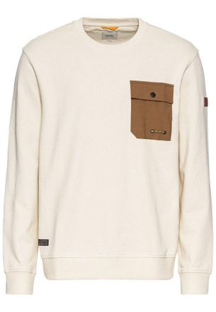 Camel Active Sweatshirt Rundhals Sweatshirt mit Brusttasche