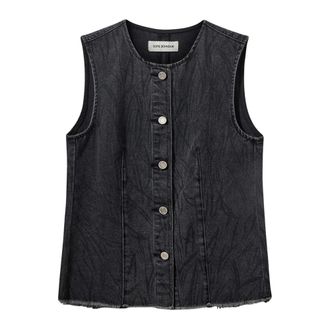 Sofie Schnoor Femme, Vestes, Noir, Taille: 38 FR Carla Vest