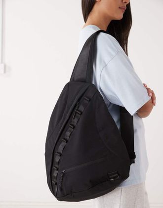 Weekday Sac &agrave; dos avec sangle &agrave; boucle - Noir
