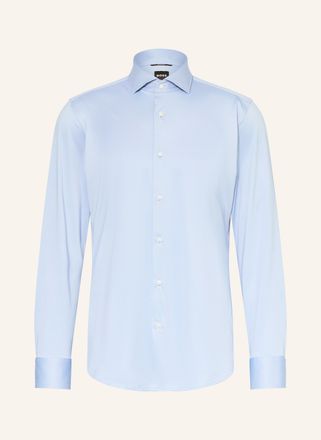 HUGO BOSS Hemd Hank Slim Fit blau