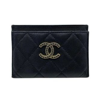Chanel Pre-owned Card Case - Femme - Pre-owned - Noir - Taille: ONE Size