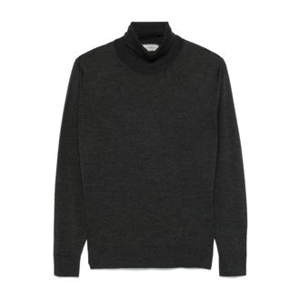 Canali Mock Turtleneck - - Knitwear - Herren - Grau - 2XL