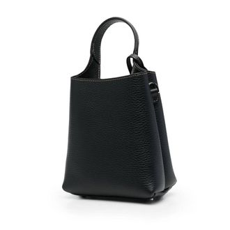 Tod's Pebbled Calf Leather Tote Bag - Black