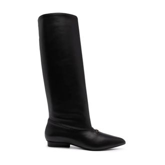 Ferragamo Femme, Chaussures, Noir, Taille: 36 EU Bottes hautes Gancini