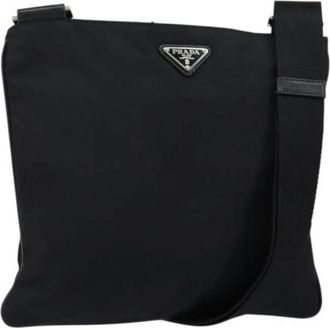 Prada unisex, Pre-owned, Noir, Taille: ONE Size Sac bandouli&egrave;re en nylon Pre-owned