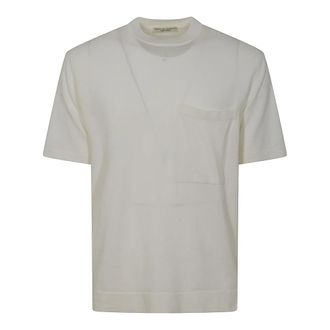 FILIPPO DE LAURENTIIS Homme, Tops, Beige, Taille: 2XL T-shirt en coton &agrave; manches courtes avec poche