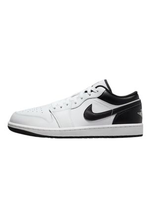 Nike Nike Air Jordan 1 Low Herren Trainers 553558 Sneakers Schuhe (UK 8.5 US 9.5 EU 43, White Black White 132)