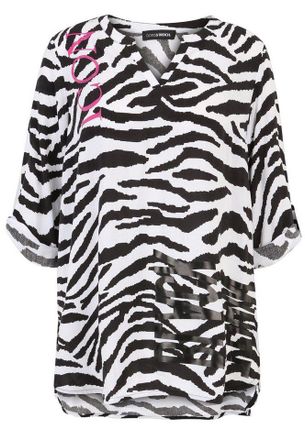 Doris Streich Klassische Bluse mit Grafik-Print