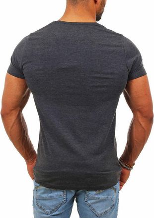 Young & Rich T-Shirt Herren Uni Basic rundhals Ausschnitt Unterziehshirt 1701 Rundhalsauschnitt unifarben kurzarm regular fit