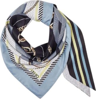 Liu Jo Femme, Accessoires, Multicolore, Taille: ONE Size Liu Jo Scarfs Denim
