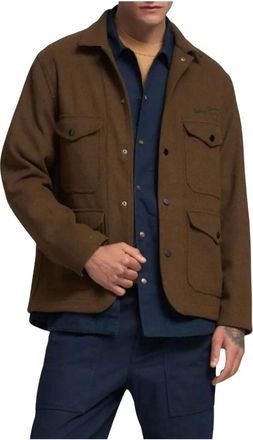 Replay Homme, Vestes, Brun, Taille: L Giacca camicia