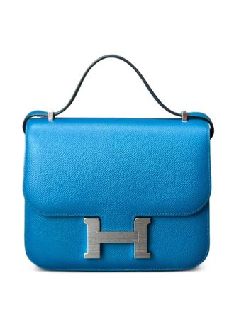 Herm&egrave;s sac &agrave; bandouli&egrave;re Constance 18 (2015) - Bleu