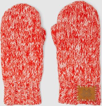 Kujten Gants Moufles Mittens Mouline Rosso Mouli