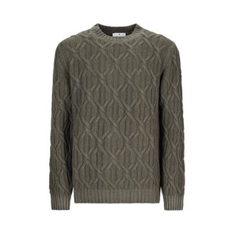 Pantaloni Torino Geflochtener Strickpullover - - Knitwear - Herren - Grau - M