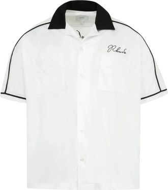 Rhude Homme, Chemises, Blanc, Taille: M Fonda Del Sol Bowling Shirt