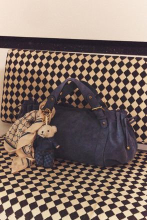 Gerard Darel Sac &agrave; main en cuir velours - 24H