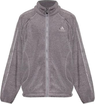 adidas Fleece mit Stehkragen - - Jackets - Herren - Grau - S