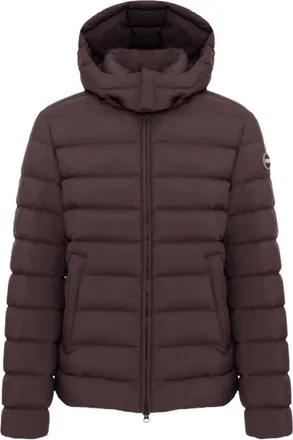 Colmar Daunenjacke mit abnehmbarer Kapuze - - Sport - Herren - Braun - S