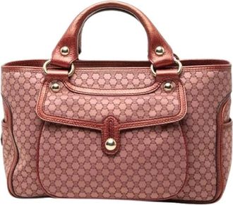 Celine Sac &agrave; main en toile Pre-owned - Femme - Pre-owned - Rose - Taille: ONE Size