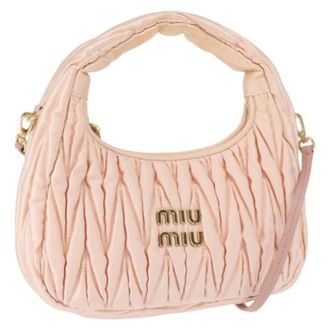 Miu Miu Pre-owned Satin Schultertasche - - Pre-owned - Damen - Rosa - ONE SIZE