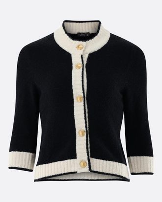 van Laack Strickjacke aus Boucl&eacute;-Strick