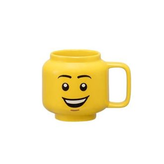 Room Copenhagen LEGO Petite tasse en c&eacute;ramique - Happy Boy - 255 ml | Tasse parfaite pour homme, tasses pour enfants et femmes - Petite tasse cool, amusante et unique