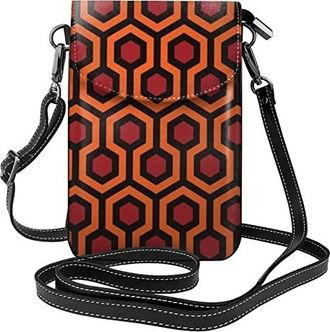 IUBBKI Lingge Porte-monnaie pour téléphone portable - Petit portefeuille en cuir à bandoulière pour femmes Sac à bandoulière pour carte de transport Cosmétiq