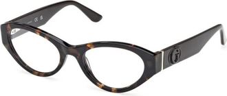 Guess Femme, Accessoires, Brun, Taille: 52 MM Cat Eye Frame
