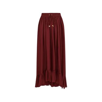 Zimmermann Aster Maxi Rock - - Skirts - Damen - Rot - M