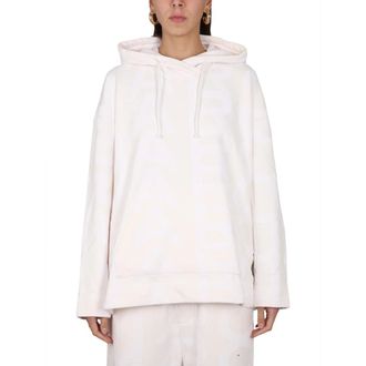 Marc Jacobs Monogram Oversized Hoodie - - Sweatshirts & Hoodies - Damen - Wei&szlig; - S