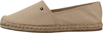 Tommy Hilfiger Femme, Chaussures, Brun, Taille: 38 EU Espadrille en toile avec broderie drapeau