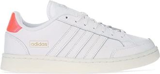 adidas FW6666 Femme Chaussures de Tennis, FTW Bla/FTW Bla/Rossen, 37 1/3 EU