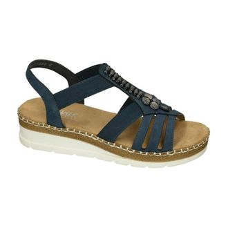 Rieker Damen, Schuhe, Blau, 43 EUGr&ouml;&szlig;e