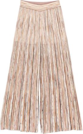Missoni Femme, Pantalons, Multicolore, Taille: 40 FR Wide Pantalons