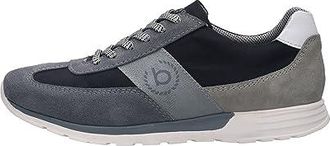 Bugatti Chaussures en Dentelle pour Homme Basket, Gris fonc&eacute;/Noir, 43 EU